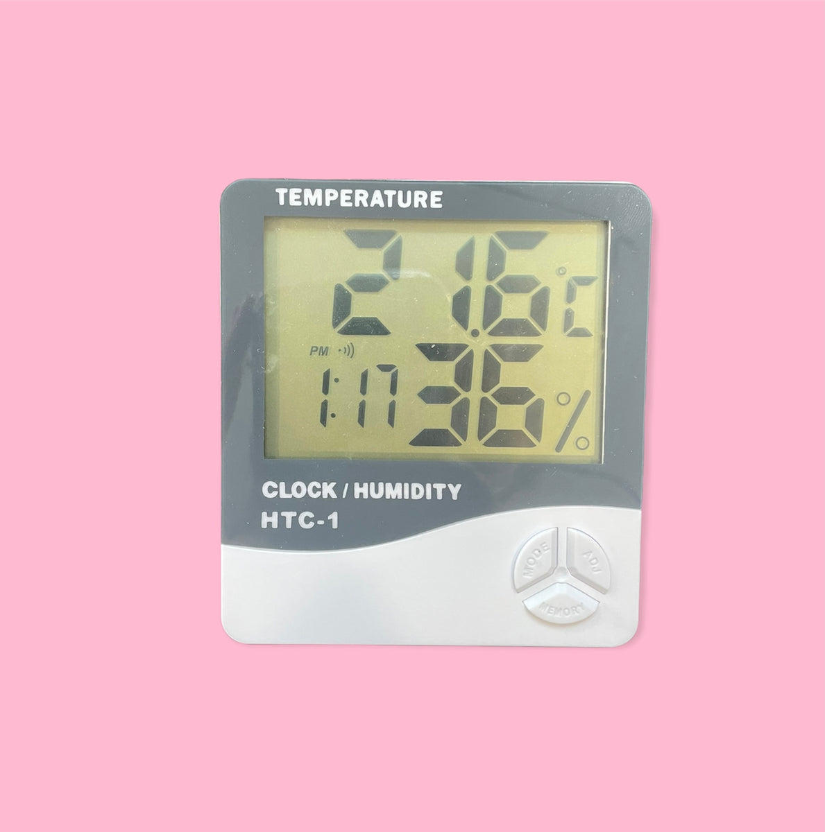 DIGITAL HYDROMETER FOR HUMIDITY & TEMPERATURE w/ CLOCK – WHIPPEDLASH